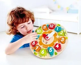 Hape Dětské puzzle hodiny / 13 dílků / od 3 let
