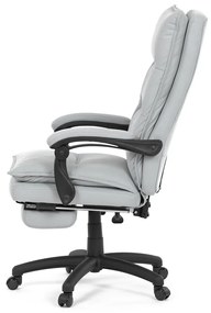 Kancelářské židle NATHALIE světle šedá látka