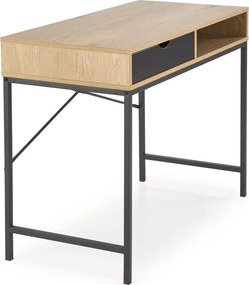 Psací stůl B50 dub zlatý/černý