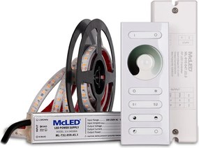 MCLED sestava LED pásek do sauny UWW 2m + kabel + trafo + stmívání