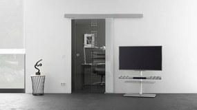 Skleněné posuvné dveře čiré se vzorem 775x2050mm