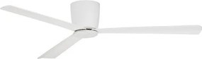 NV 9952325 Stropní ventilátor DELL tělo z hliníku matná bílá 3ABS dřevěné listy - NOVA LUCE