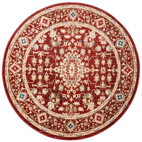 Kusový koberec Oman bordó kruh 170x170cm