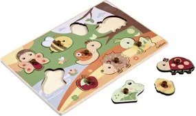 EICHHORN Vkládací puzzle Zvířátka / Dřevo / 9 dílků / od 2 let