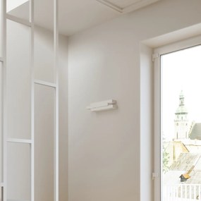 Nástěnné svítidlo Frost, 1x bílé kovové stínítko