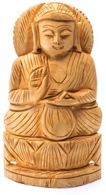 Milujeme Kameny Buddha - dřevěná soška - feng shui B4