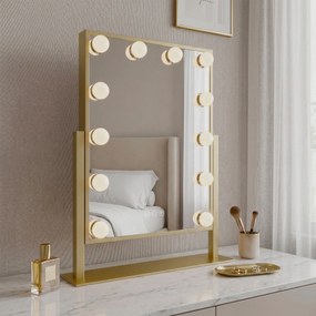 Rea Kosmetické zrcadlo 30x40 cm s regulovatelným LED osvětlením HOM-01804