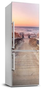 Wallmuralia Nálepka na ledničku Stezka na pláž 60x180 cm