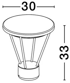 Venkovní lampa Virtus 33