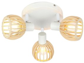 Candellux Bodové svítidlo ATARRI 3xE14/25W/230V bílá/béžová CA0467