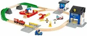 BRIO Vlaková sada záchranářského týmu / od 3 let