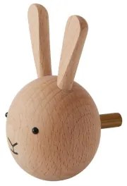 Dřevěný dětský háček Rabbit Oyoy