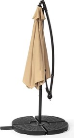 Černý podstavec na slunečník Bonami Essentials, ø 100 cm