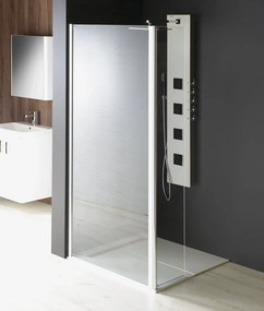 Polysan Polysan, MODULAR SHOWER BLACK stěna pro instalaci na zeď, jednodílná, 800 mm, MS1-80B