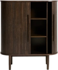 Designová skříňka Palomino 118 cm tmavě hnědý dub