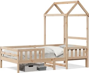 Rám postele se střechou 75 x 190 cm masivní borovice 3282168