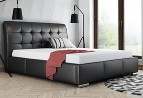Expedo Čalouněná postel BERAM + matrace DE LUX, 160x200, madryt 1100