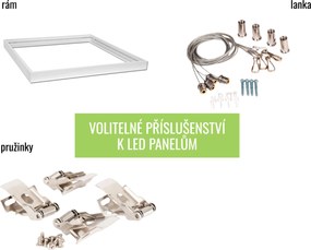 Ecolite Bílý podhledový LED panel 600 x 600mm 40W CCT s DO LED-GPL44-40/BI/CCT