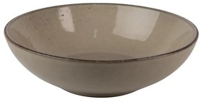 Šedo-zelený keramický talíř/ mísa Groa - Ø 18*6 cm / 500ml