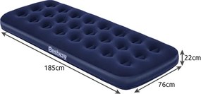 Jednolůžková matrace 185x76x22cm - BESTWAY 67000