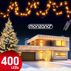 Světelný řetěz Vánoce teplá bílý 40m