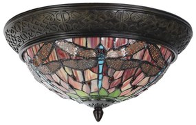 Stropní světlo Tiffany Philibert – 38x19 cm