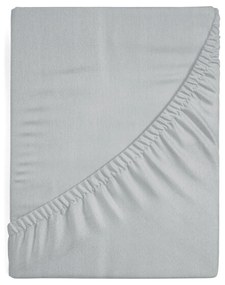 ELASTICKÉ JERSEY PROSTĚRADLO D91 140X200 CM, VÝŠKA 30 CM STŘÍBRNÁ