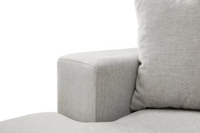 Atelier del Sofa 3-místná pohovka Liva - Grey, Šedá