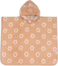 Jollein Osuška pončo Jacquard Flower / 62 × 65 cm / od 12 měsíců do 3