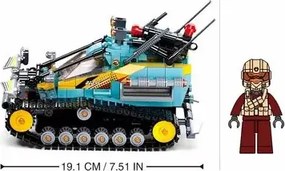 Sluban Power Bricks M38-B1021 Pásový vůz Škorpión R/C / LEGO - kompati