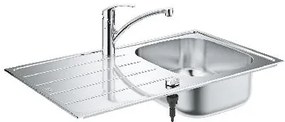 Grohe Dřezy - Set dřezu K200 a baterie Eurosmart, kartáčovaná nerez/chrom 31565SD1