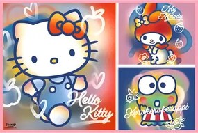 TREFL Puzzle Hello Kitty a přátelé / 2x200 dílků / 41 x 27,5 cm / od 7