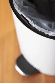 ALDA Freedom Fresh bílá / Pedálový odpadkový koš / 5 l / Soft-Close /