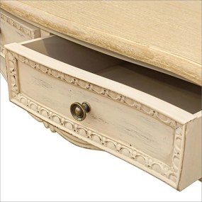 Krémový konzolový stolek 40x90 cm Clarisse – Bizzotto