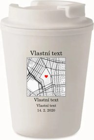 Personalizovaný cestovní termohrnek s mapou