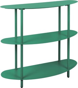 Zelený kovový regál 90x82x28 cm Cool Retro – Leitmotiv