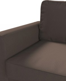 Potah na pohovku IKEA Backabro,  3-místná, rozkládací barva hnědá látka pletený vzor