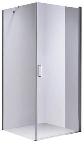 BPS-koupelny Čtvercový sprchový kout HYD-SK-ZAR-900 90x90 chrom/transparent - bez vaničky