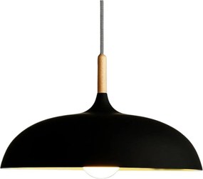 Závěsná lampa Saucer černá