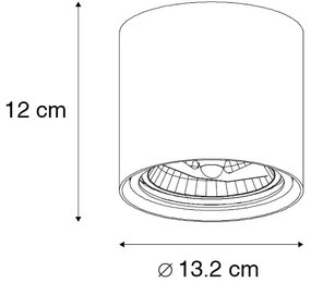 Designové bodové světlo černé AR111 - Impact