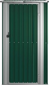 Zahradní domek zelený 118,5 x 97 x 209,5 cm pozinkovaná ocel 150899