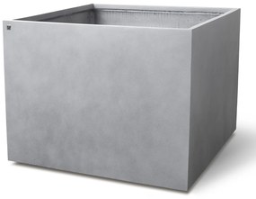 Květináč betonového vzhledu Division Lite CUBE BIG Barva:: šedá, Rozměry:: 80x80x60cm