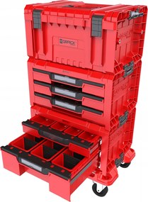 Qbrick System Pro Drawer Workshop Set 4 box na nářadí na kolečkách