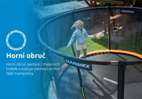 Marimex Premium 457 cm + vnitřní ochranná síť + žebřík