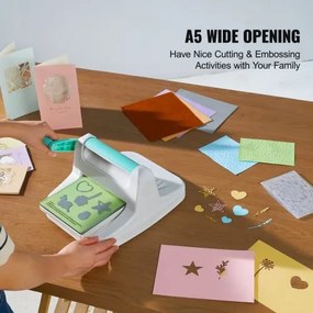 Ruční vysekávací embosovací stroj 15,2 cm otvor pro Art Craft Scrapbooking