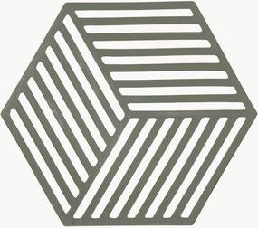 Sada silikonových podtácků Hexagon, 6 dílů