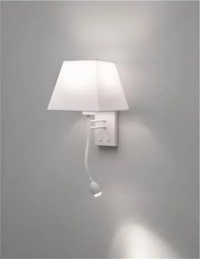Nástěnné svítidlo NOVA LUCE VALENCIA E27 + LED na čtení 3000K 8127401 bez žárovky