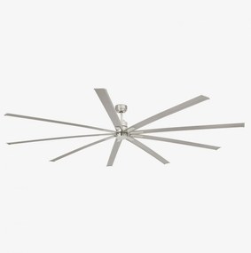 FARO 33496 MANHATTAN XL LED, nikl, stropní ventilátor s DC motorem - FARO