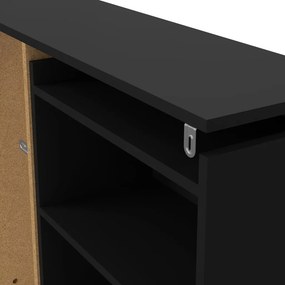 Úložné čelo postele Simplicity 165 cm, černý mat