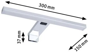 Paulmann 78950 - LED/3,7W IP44 Koupelnové osvětlení zrcadla SELO 2700-6500K 230V